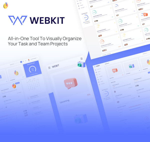 Free Admin Template HTML for Project Management | Webkit | Iqonic Desi