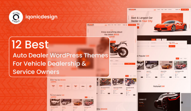 12 Best Auto Dealer WordPress Themes For Vehicle Dealership & Service ...
