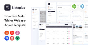Free Note Taking HTML Admin Template | Noteplus Lite | Iqonic Design