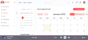 Get into the world of music through Muzik - Music Streaming Admin Template