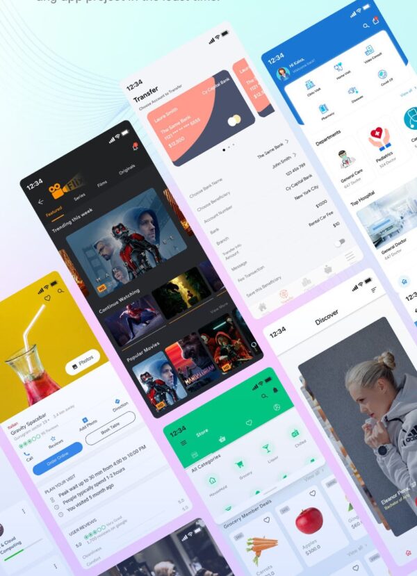Explore The Power Of The Biggest Flutter UI Kit - PROKIT | Iqonic Design