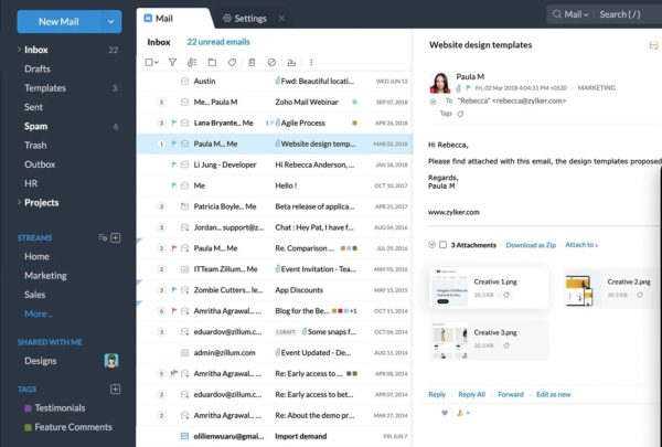 Email Basics: Launch A Minimal & Clean Web-Based Email System | Iqonic ...