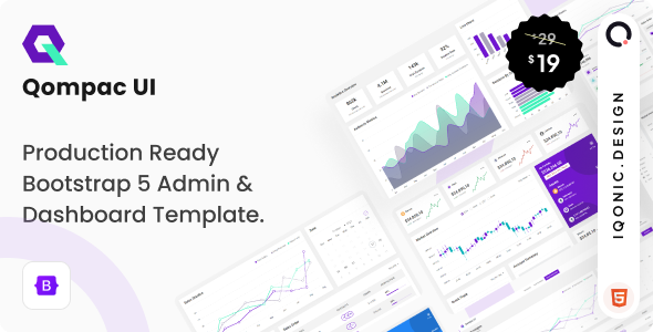 Qompac UI - React Admin Dashboard Template | Iqonic Design