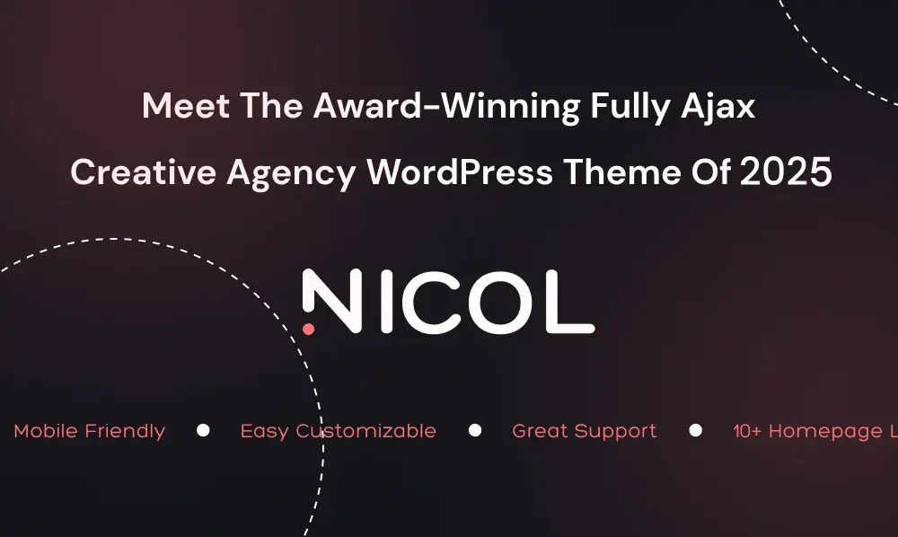 Discover NICOL: Award-Winning Digital Agency WordPress Theme | Iqonic Design