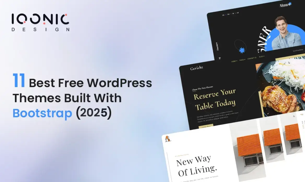 11 Best Free Bootstrap WordPress Themes 2024 | Iqonic Design