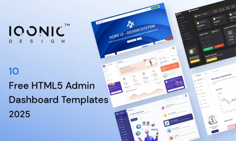 Top 10 Free HTML5 Admin Dashboard Templates 2021 | Iqonic Design
