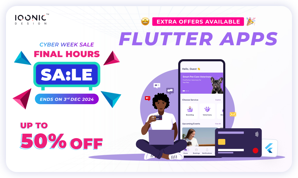 Cyber Week Sale 2024 – Upto Flat 50% Off on Iqonic Digital Solutions | Iqonic Design